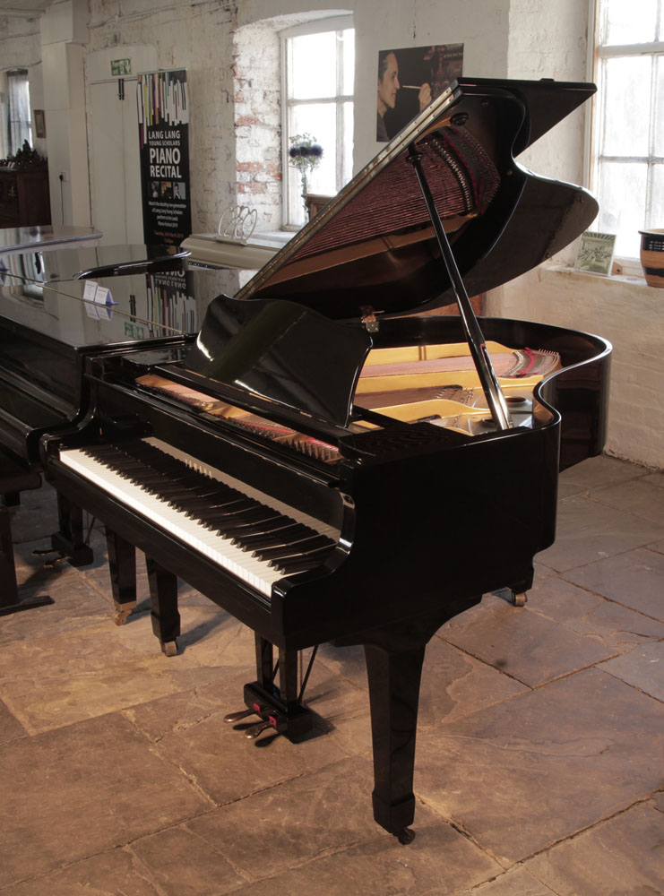 Reconditioned, 1975, Yamaha G2 grand piano for sale with a black case ...